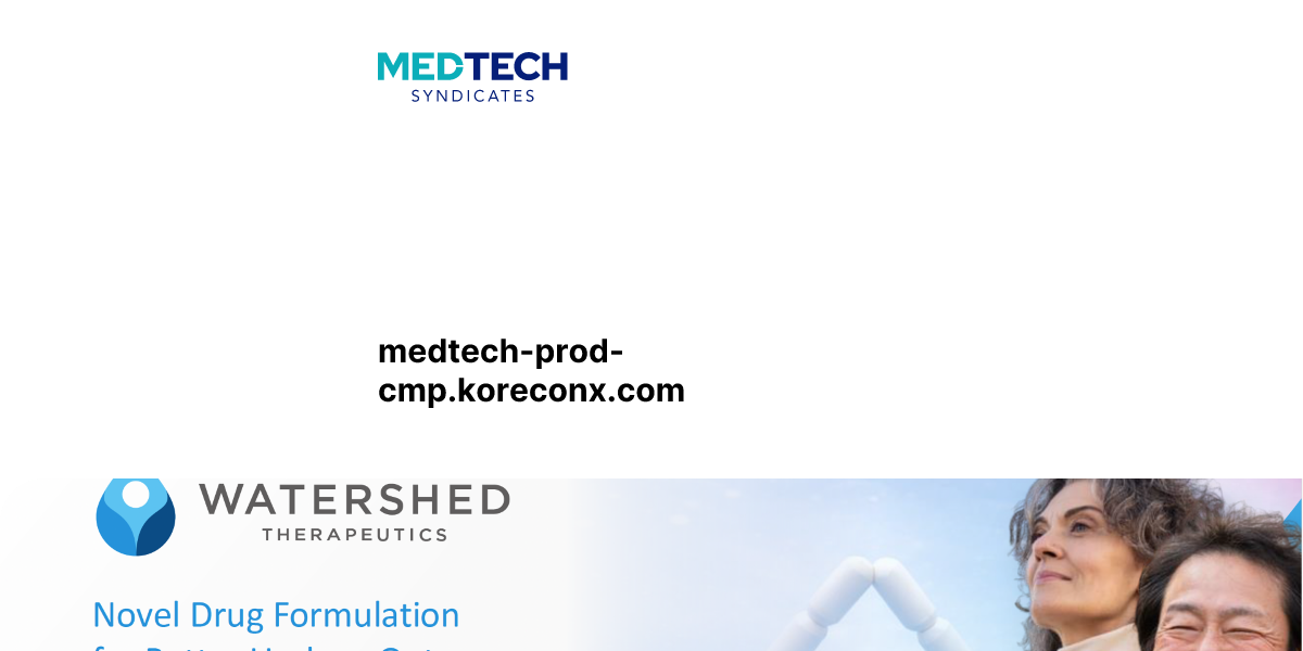 Offering: Watershed Inc - MedTech